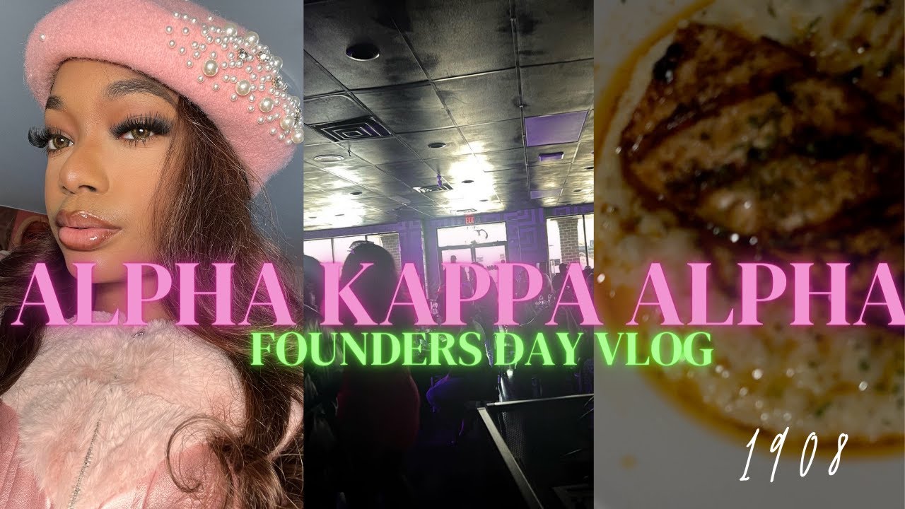Aka Founders Day Vlog 1908 Youtube