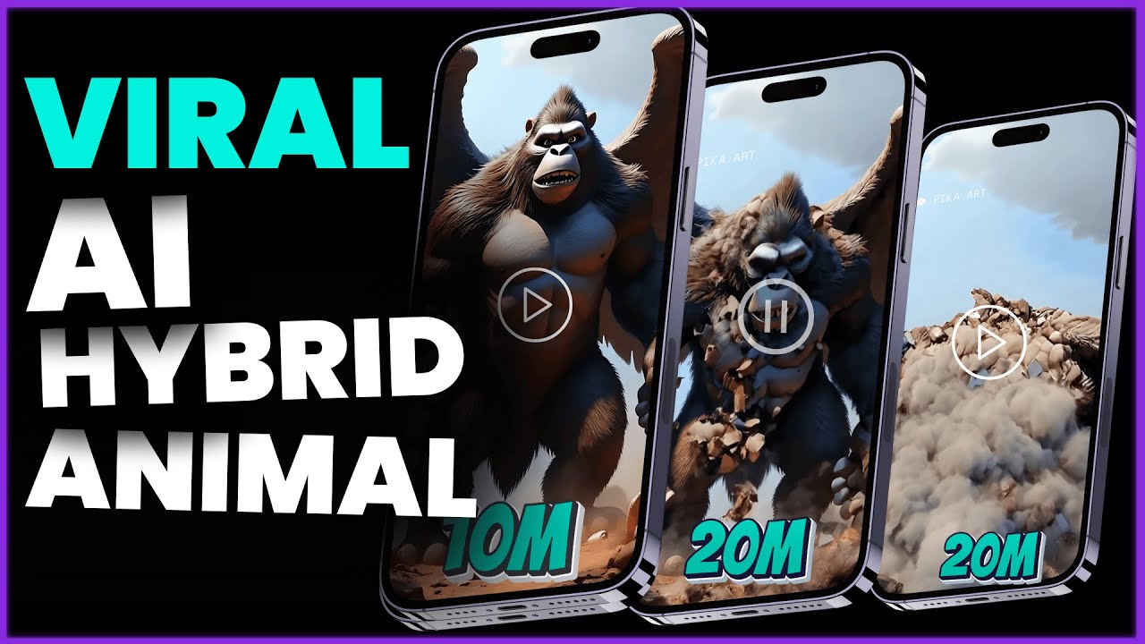 the Easiest way to Create Viral Hybrid Animal Videos! - YouTube