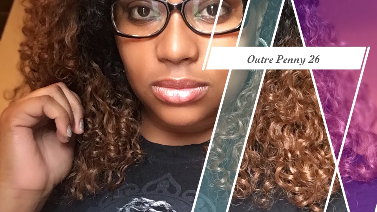 Affordable Half Wig Outre Penny 26” DR30 - YouTube