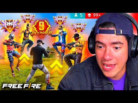 LA PARTIDA PARA LLEGAR A RACHA DE 10 BOOYAHS EN FREE FIRE CON TOP GLOBALES - TheDonato Live