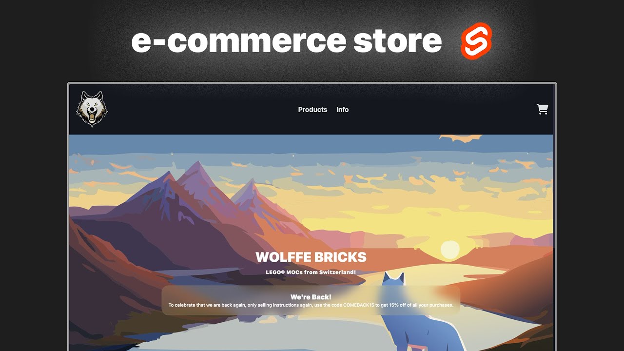 my first SvelteKit fullstack project! (e-commerce) - YouTube