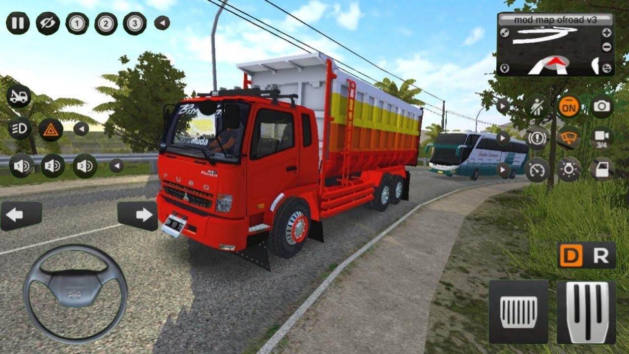 Game Mobil Truk Tronton Oleng Dump Truck Pasir Fuso Fighter, Bussid ...