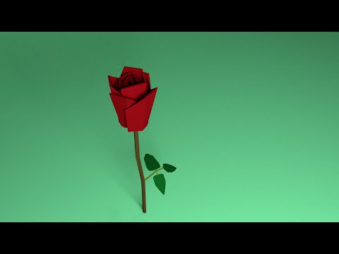 Low Poly Rose Timelapse (Blender v2.76) - YouTube