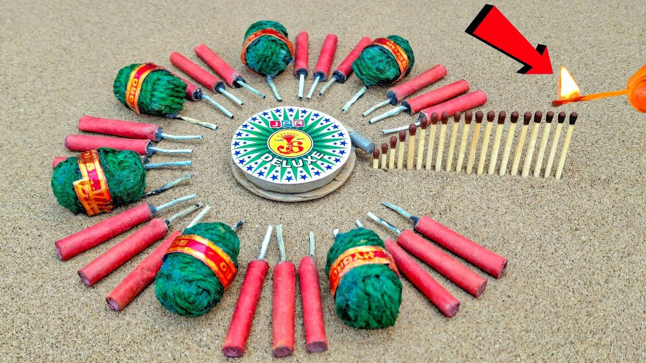 Diwali Bijali Bomb Crackers And Sutali Bomb Crackers Vs Ground Chakkar ...