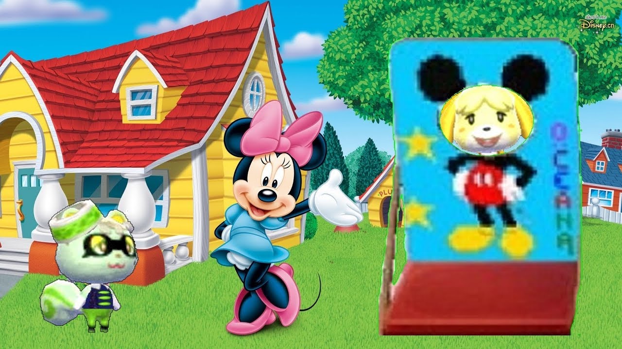 QR CODES ACNL[Panneau Photo Mickey] - YouTube