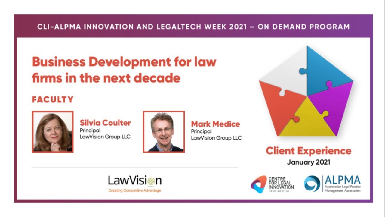 Business Development for law firms in the next decade - YouTube