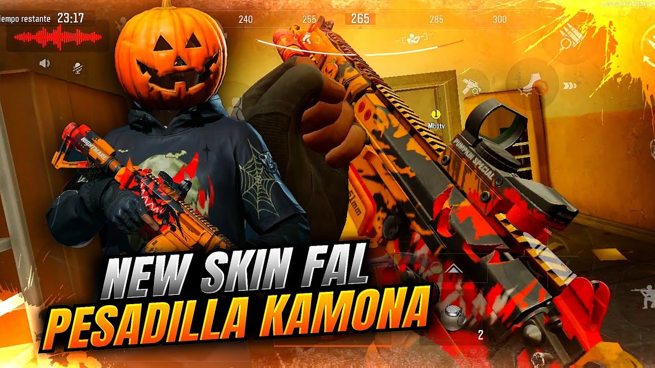 JUGANDO con LA FAL SKIN HALLOWEEN en TV STATION! - ARENA BREAKOUT - YouTube