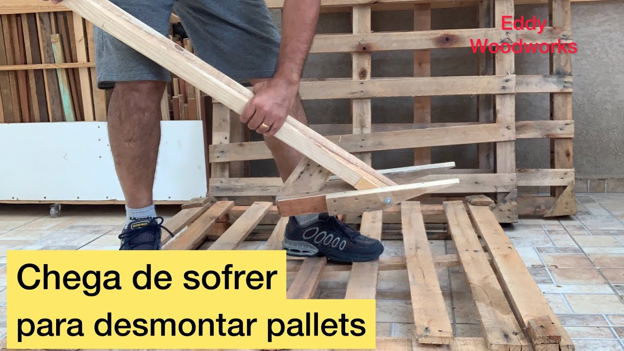 87 - Como desmontar Pallets - fácil e rápido - YouTube