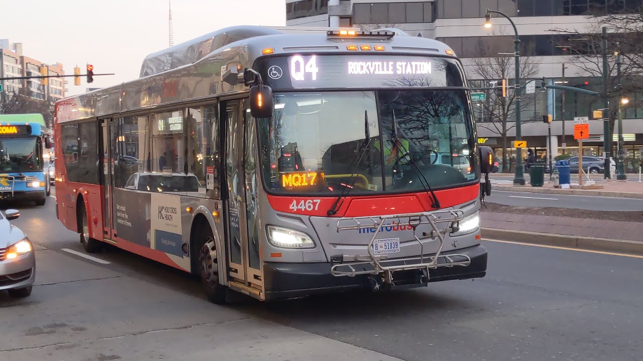 WMATA Metrobus 2019 New Flyer Xcelsior XD40 #4467 on Route Q4 - YouTube