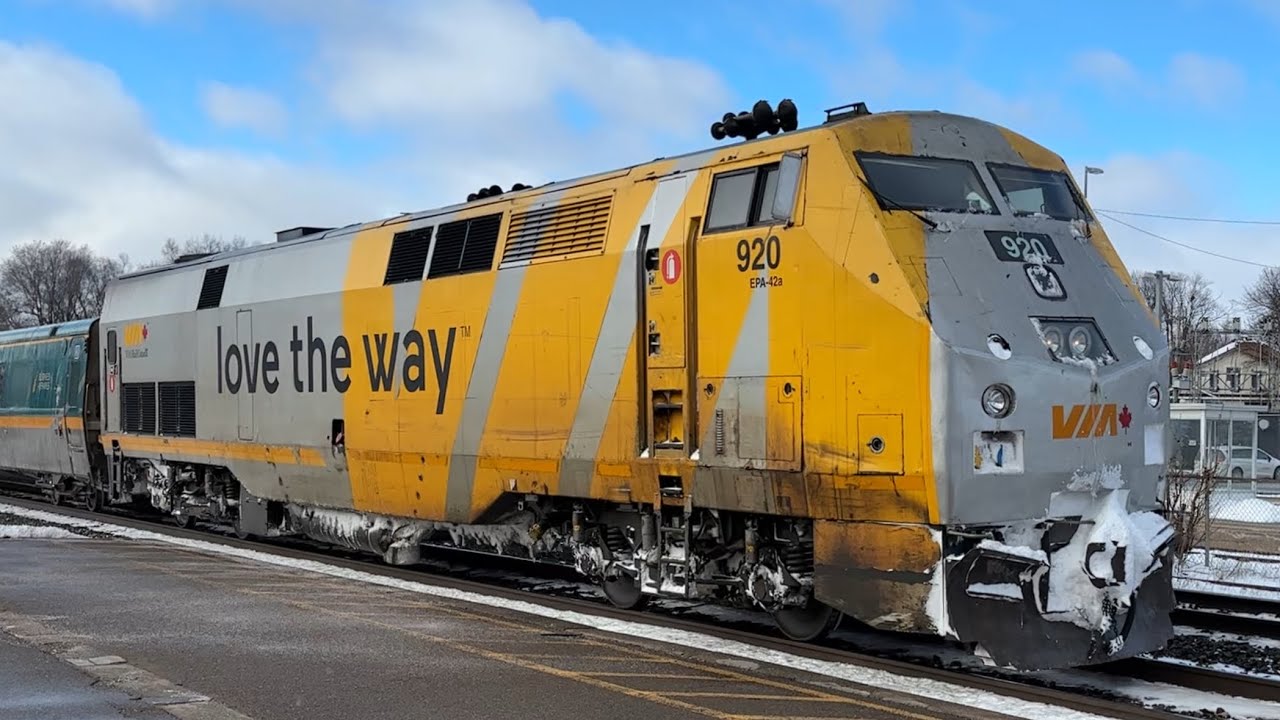 Via Train 84 Georgetown Go/Via Station January 05, 2025 - YouTube