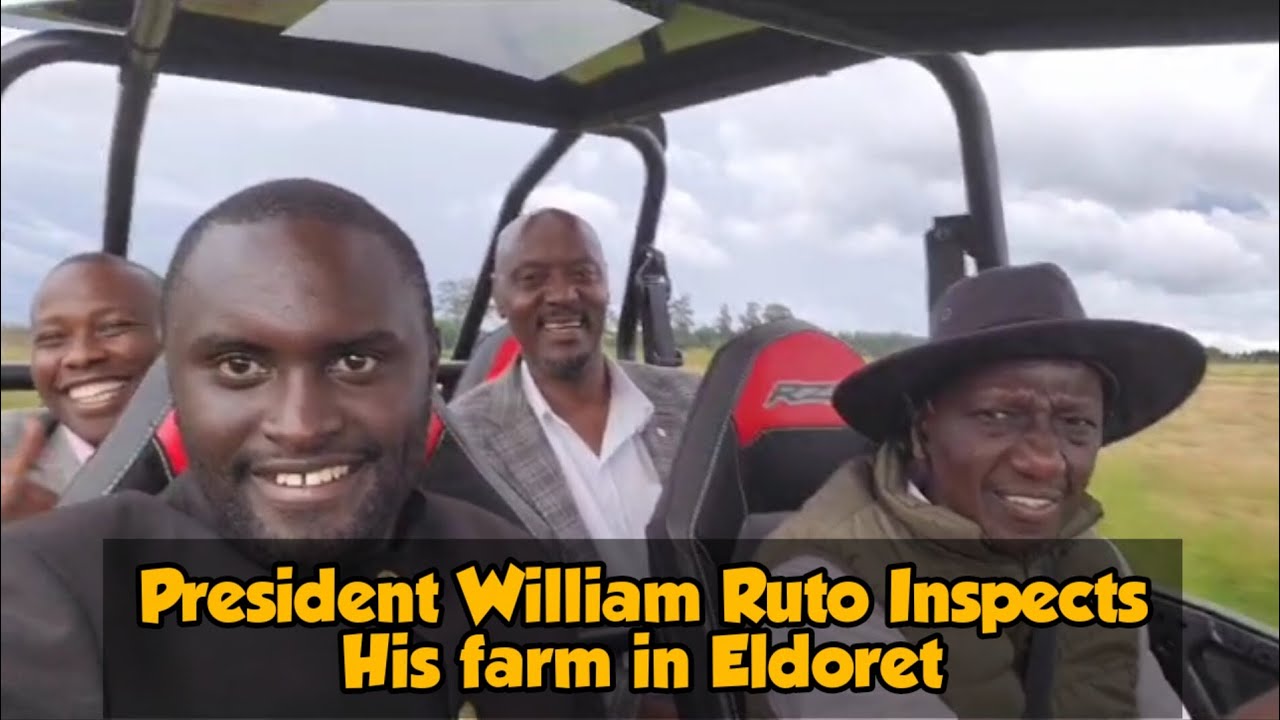 President Ruto Inspects his farm in Eldoret, Uasin Gishu County. - YouTube