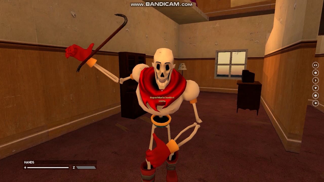 [Gmod Skit] Papyrus in the Destructible House - YouTube