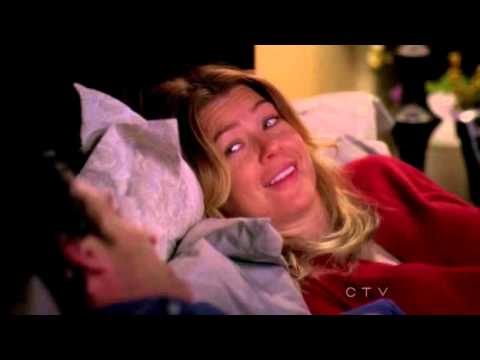 Grey's Anatomy 8x06- Meredith and Derek Bed Scene - YouTube
