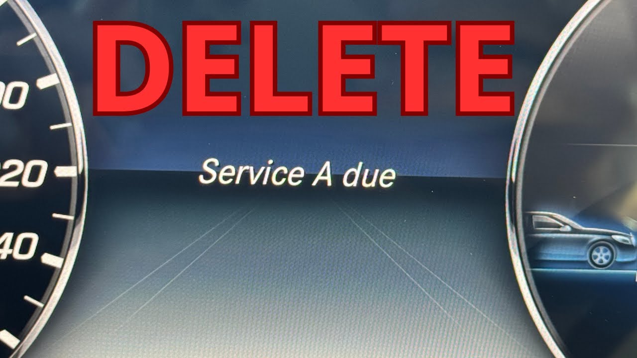 How To Reset Service Interval On Mercedes E Class/E Class Coupe (W212 ...