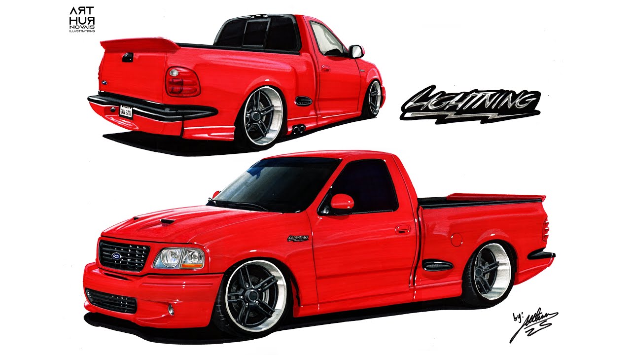 DRAWING | - FORD F150 Lightning ️ @robemtz5161 - YouTube