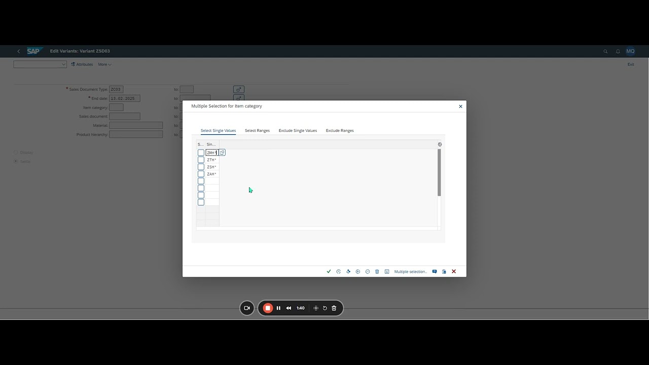 Creating Variants Without SE38 Access - YouTube