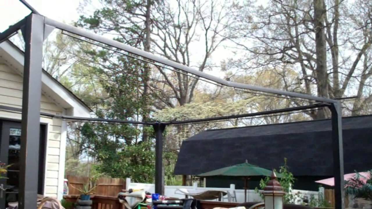 Dismantling the Trashed Gazebo - YouTube