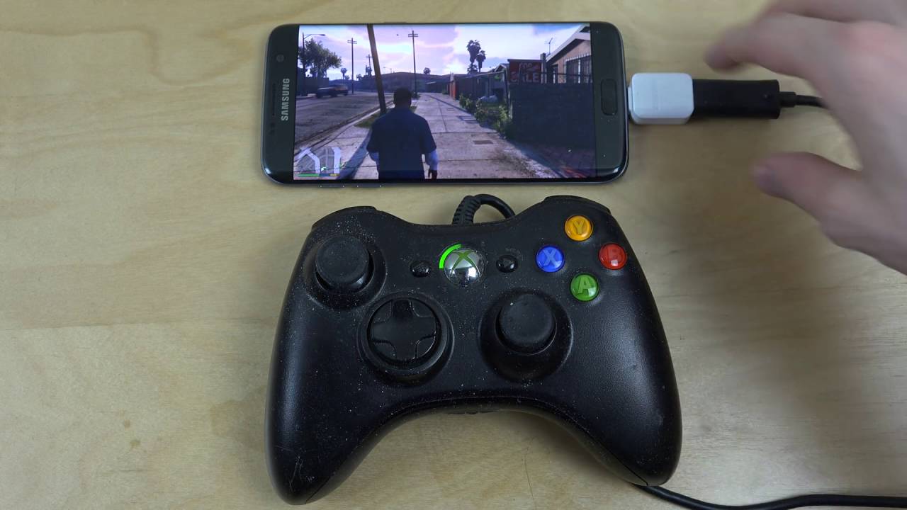 GTA 5 on Samsung Galaxy S7 - YouTube