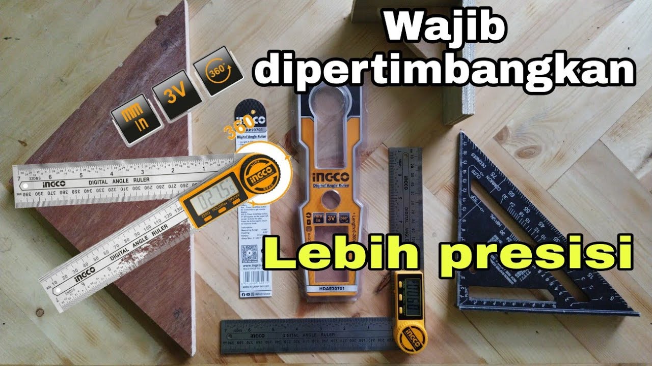 Digital angle ruler INGCO HDAR20701 - YouTube