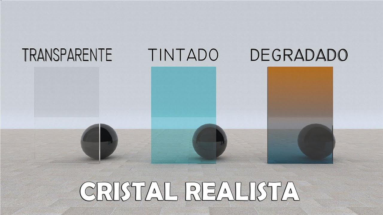 APRENDE A CREAR el material de vidrio MUY REALISTA en Vray 5 para ...