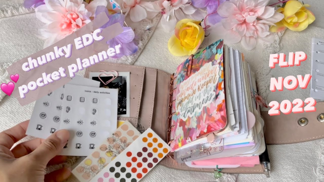 Flip Nov 2022 Pocket A7 Planner - chunky EDC - YouTube