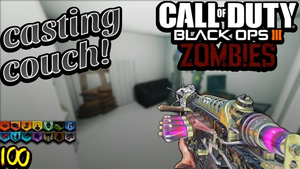 Playing the hardest custom zombies map (Casting Couch) - YouTube