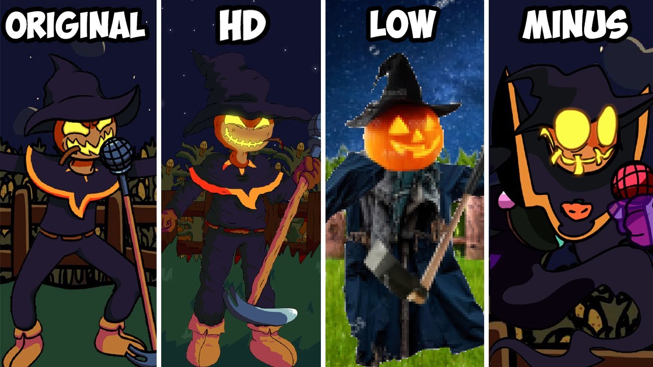 Zardy Original Vs HD Vs Low-quality Vs Minus - Friday Night Funkin ...