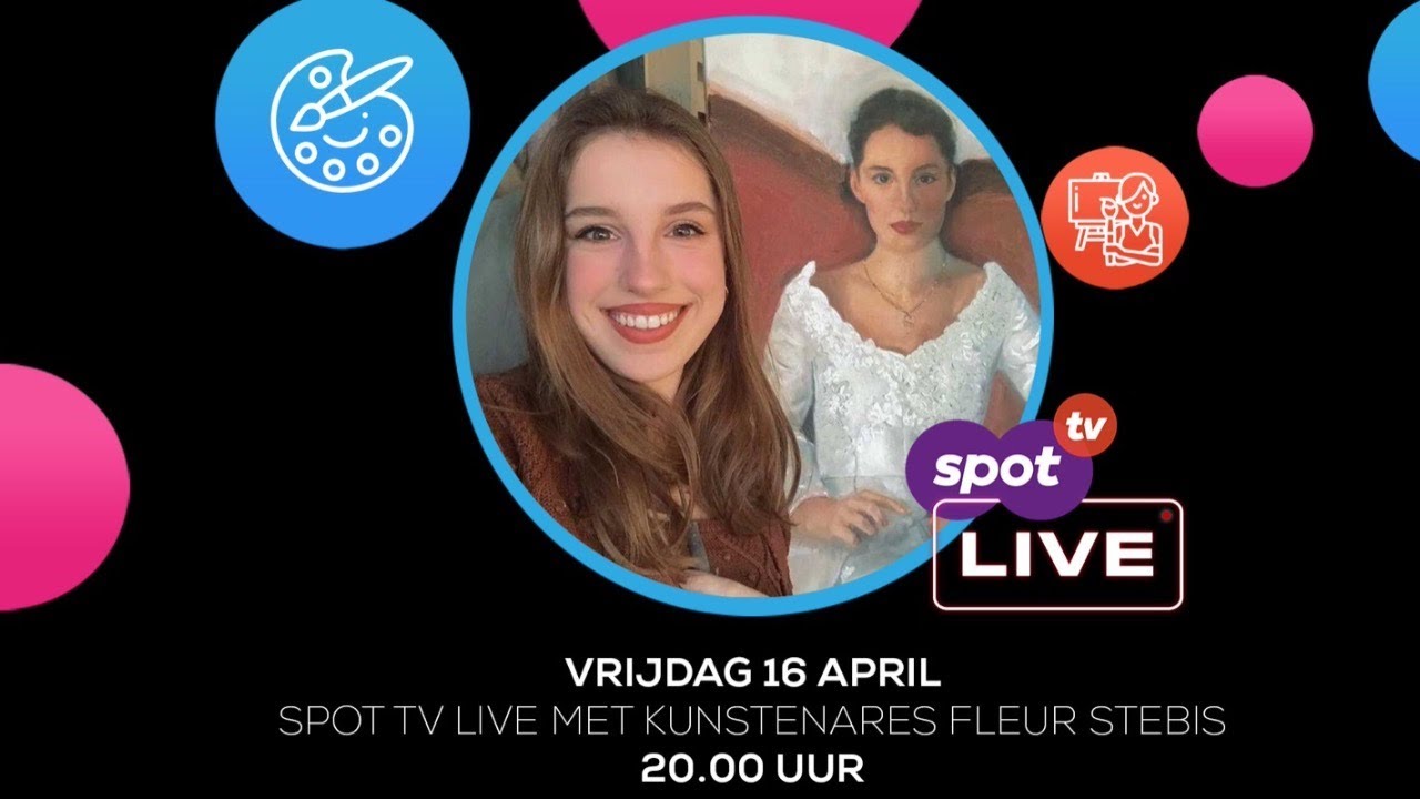 Spot TV Live met kunstenares Fleur Stebis - YouTube