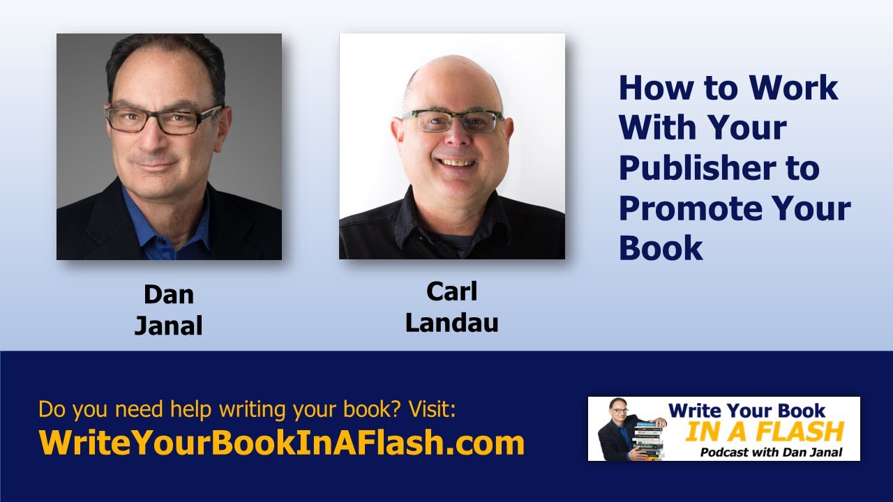 How to work with your publisher to promote your book - YouTube