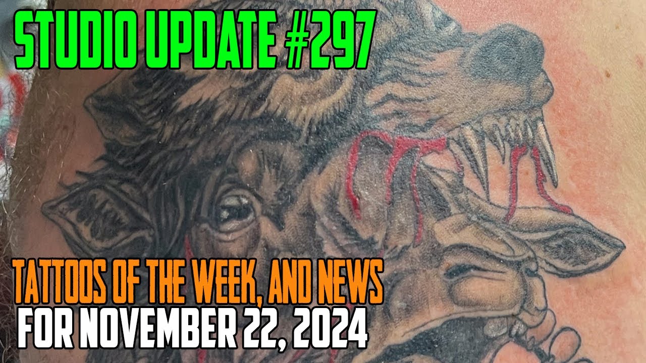 Studio Update #297 Tattoos of the Week, Piercing & Content News ...