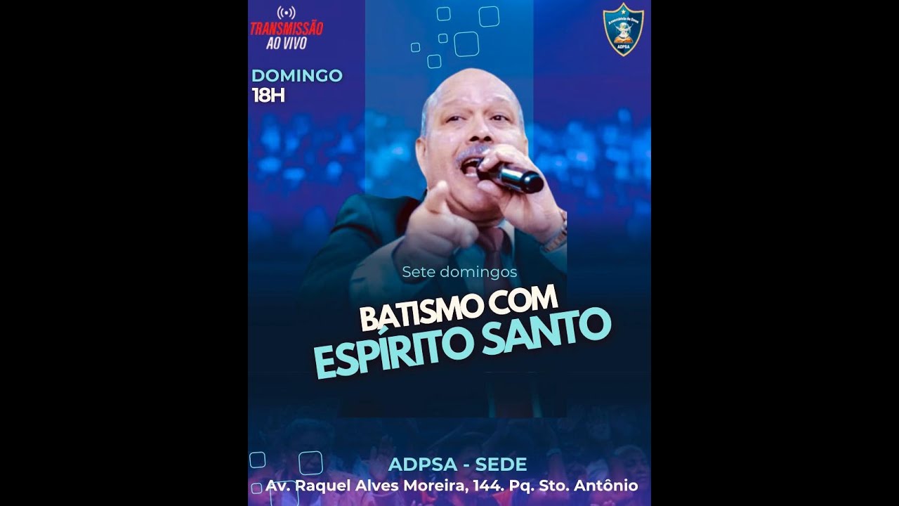 QUINTO CULTO DE BATISMO COM O ESPÍRITO SANTO 05/10/2025 #adpsaemcasa # ...