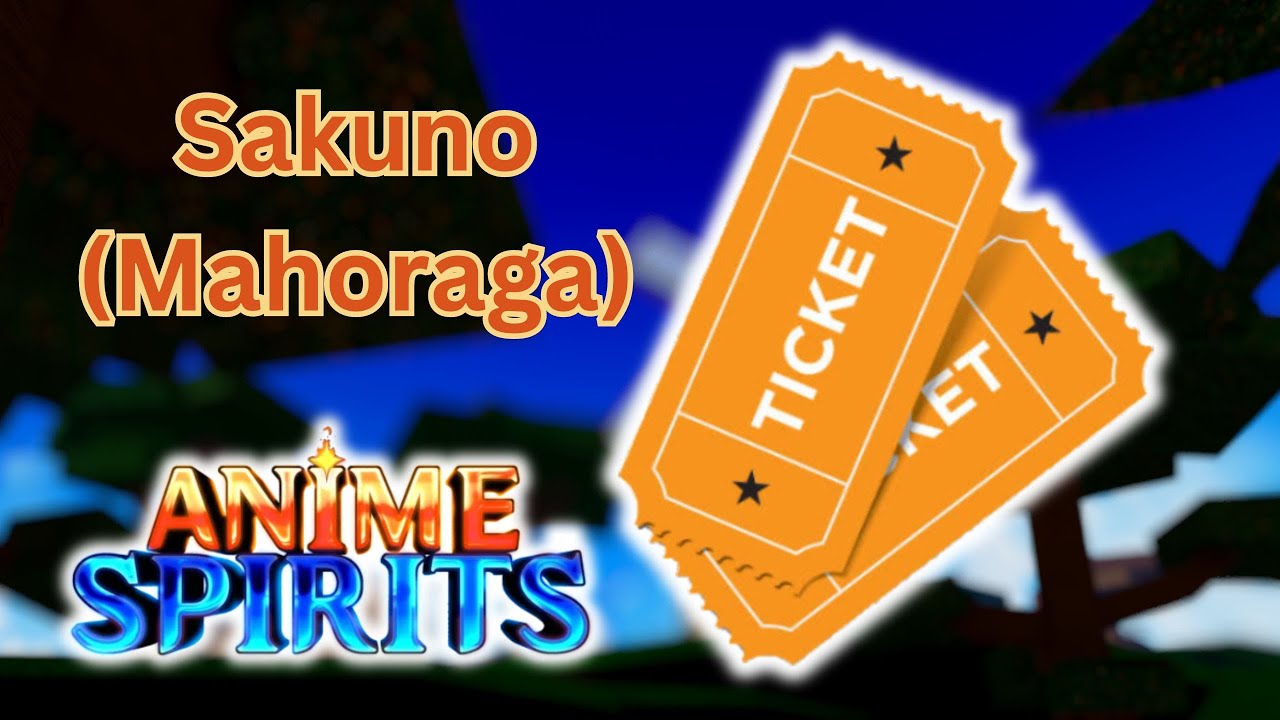 How To Get Mahorago Ticket? | Roblox Anime Spirits - YouTube