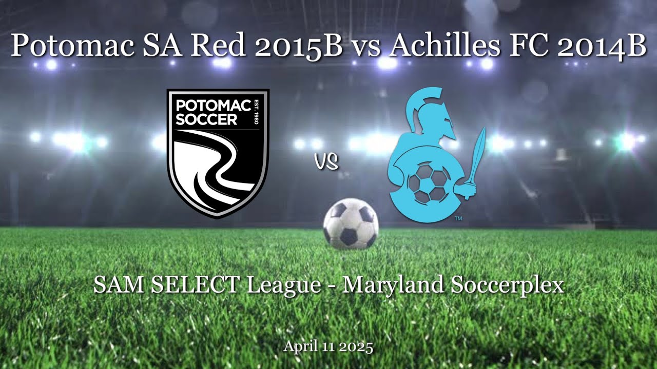 Apr 11 2025 SAM Select U11 Potomac SA Red 15B vs Achilles FC 14B - YouTube