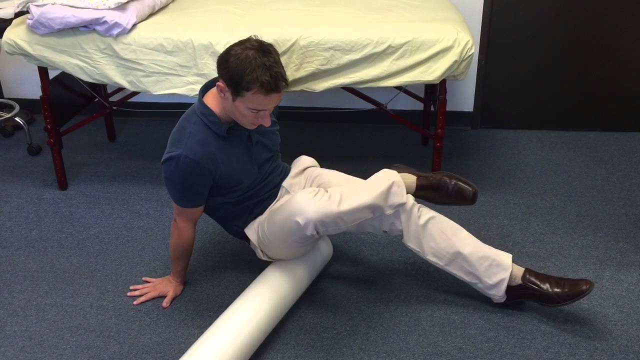 Foam Rolling the Entire Leg Quickly - YouTube
