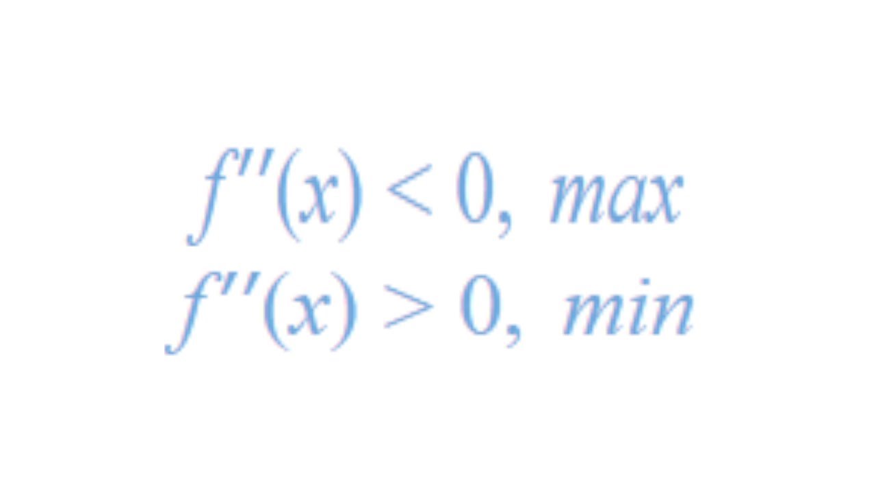 2nd Derivative Test: Explanation and Examples | Calculus Tutorials ...