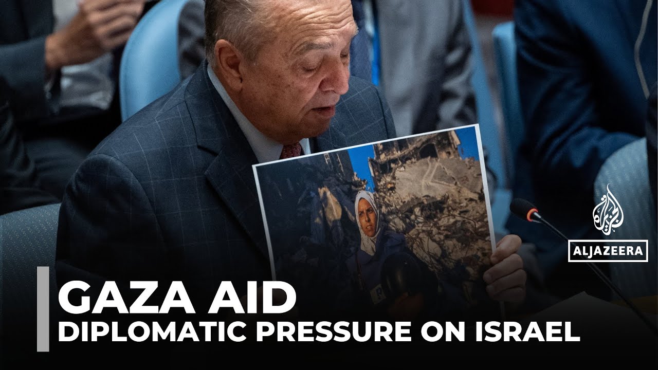 Diplomatic pressure growing on Israel: US the only UNSC member against calls for more aid - YouTube