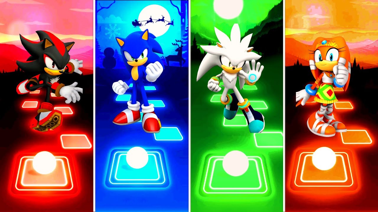 Shadow Sonic vs Sonic Speed vs Silver Sonic vs Sonic Boom | Sonic Tiles ...
