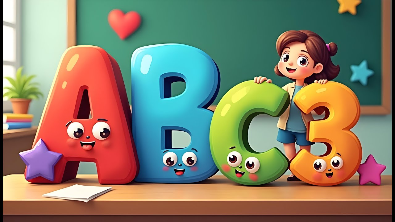 Learn ABC Phonics Shapes Numbers Colors | Toddler Learning Videos For 3 ...