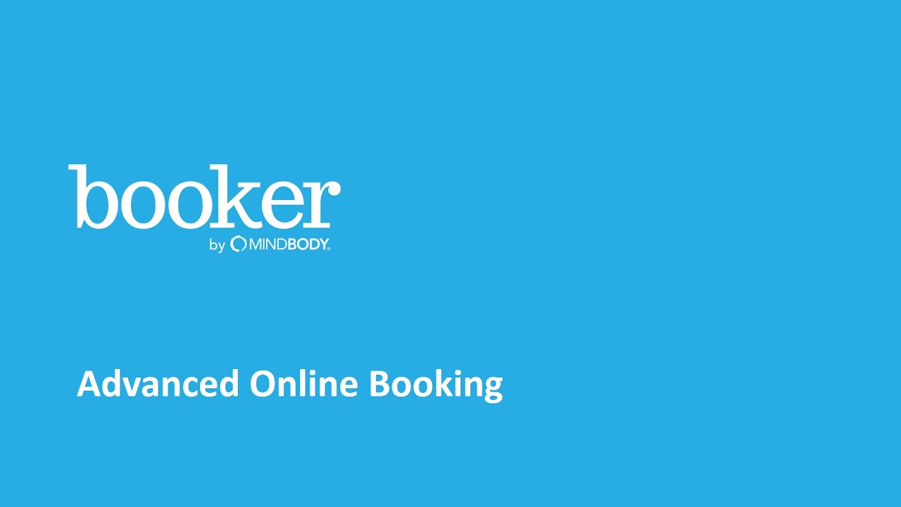 Advanced Online Booking - YouTube