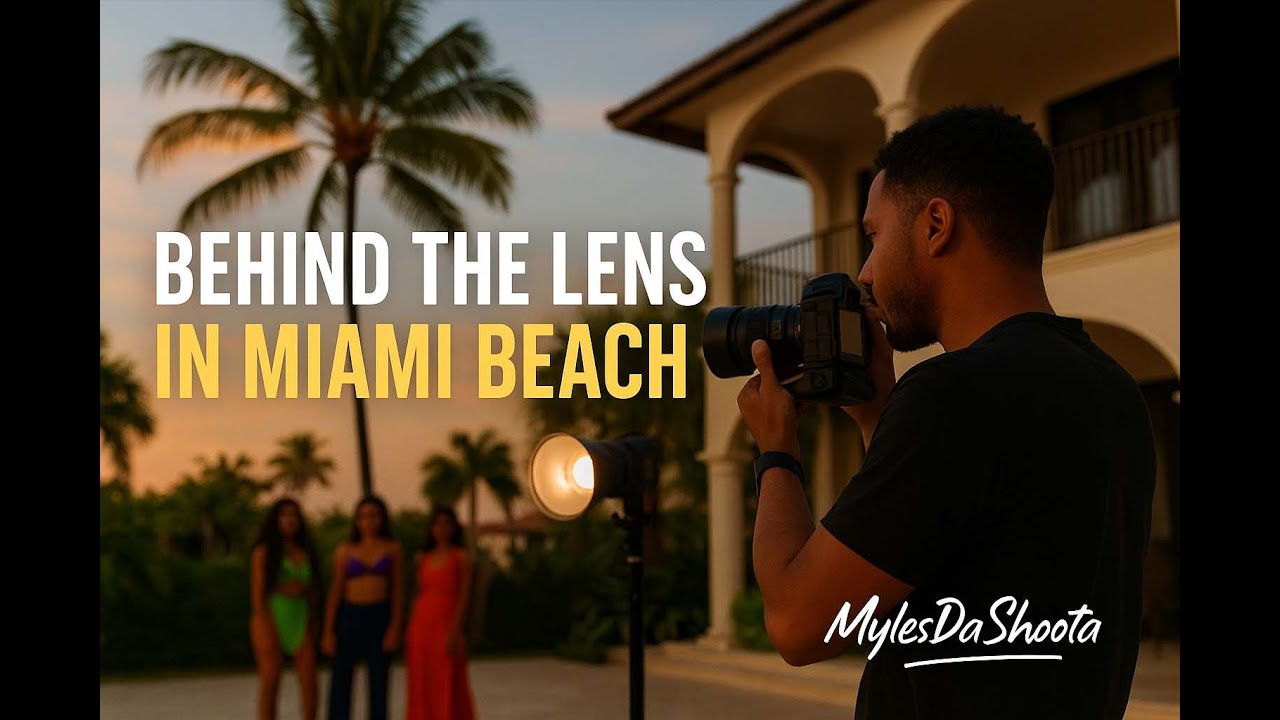Behind the Scenes: Miami Beach Model Photoshoot with MylesDaShoota ...