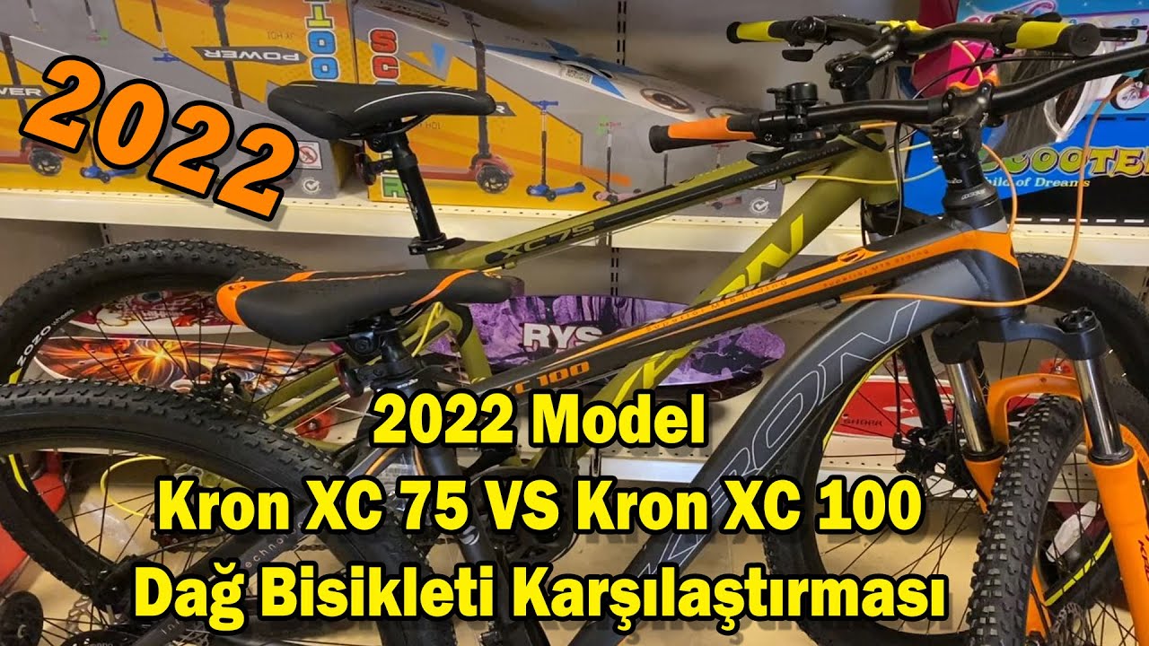 KRON XC 75 VS KRON XC 100 Dağ Bisikleti Karşılaştırması - YouTube