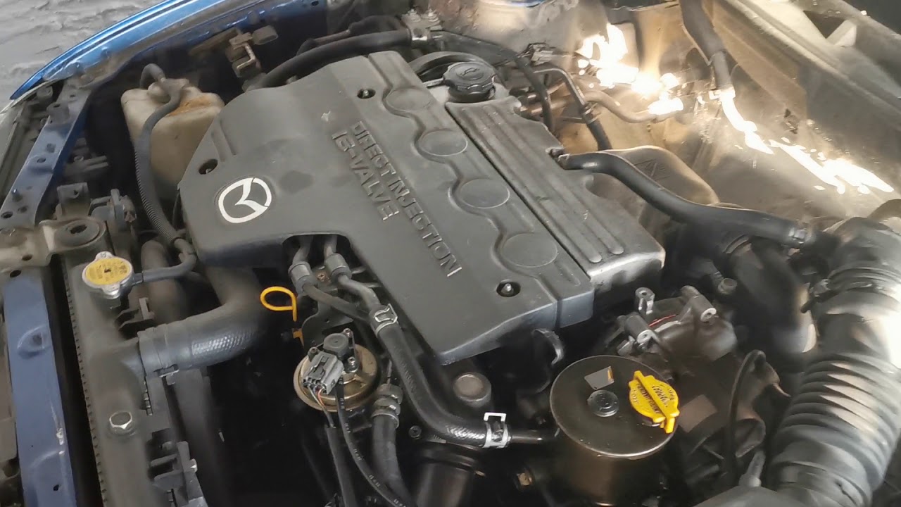MAZDA 626 2.0 ditd engine's sound - YouTube