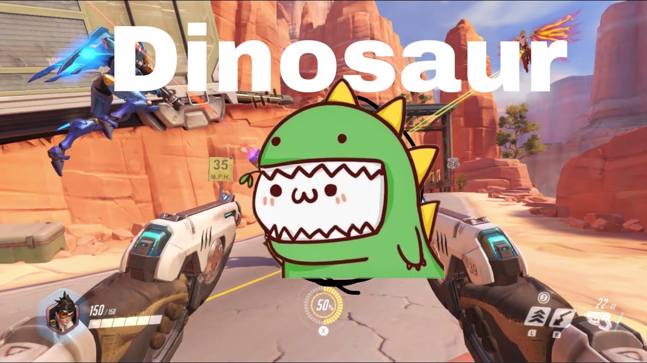 I was a Dinosaur in overwatch - YouTube