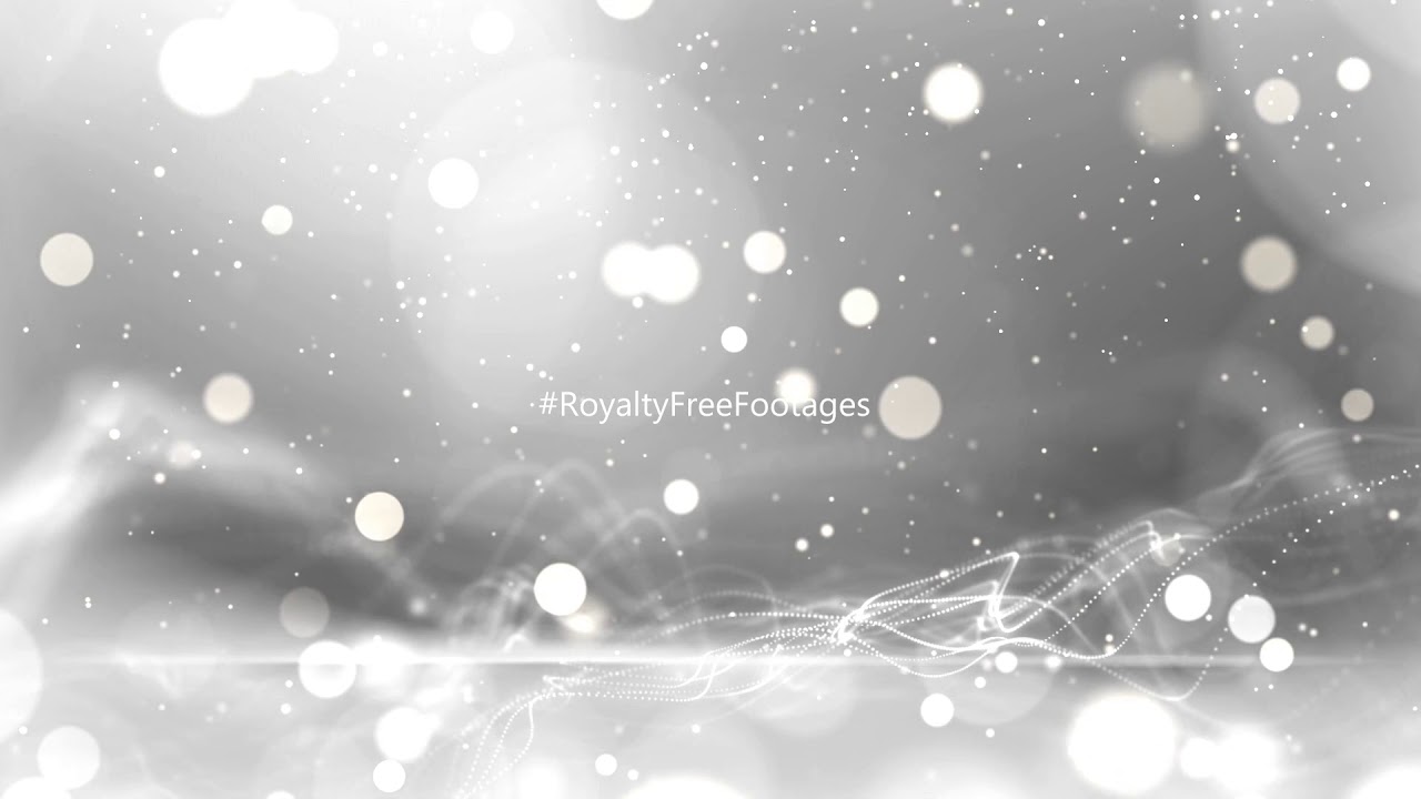 Silver Background Particles Loops | White Bokeh background video ...