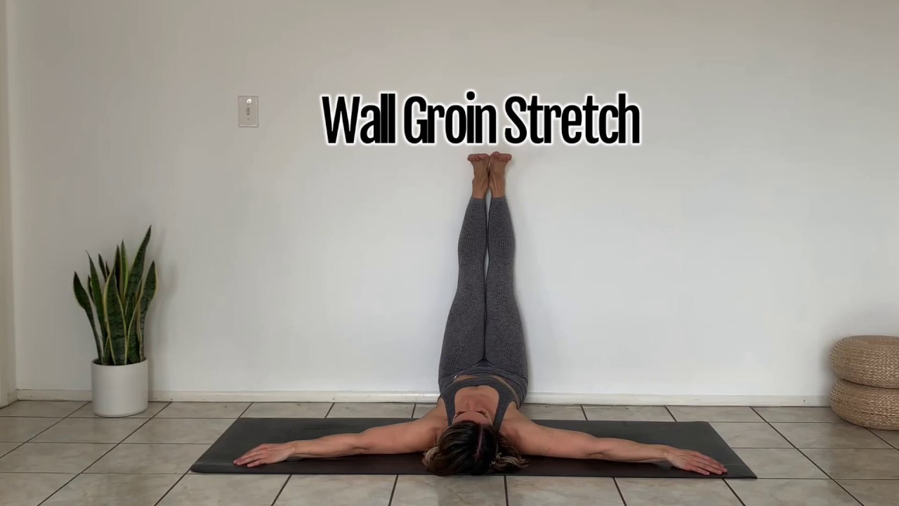 Wall Groin Stretch - YouTube