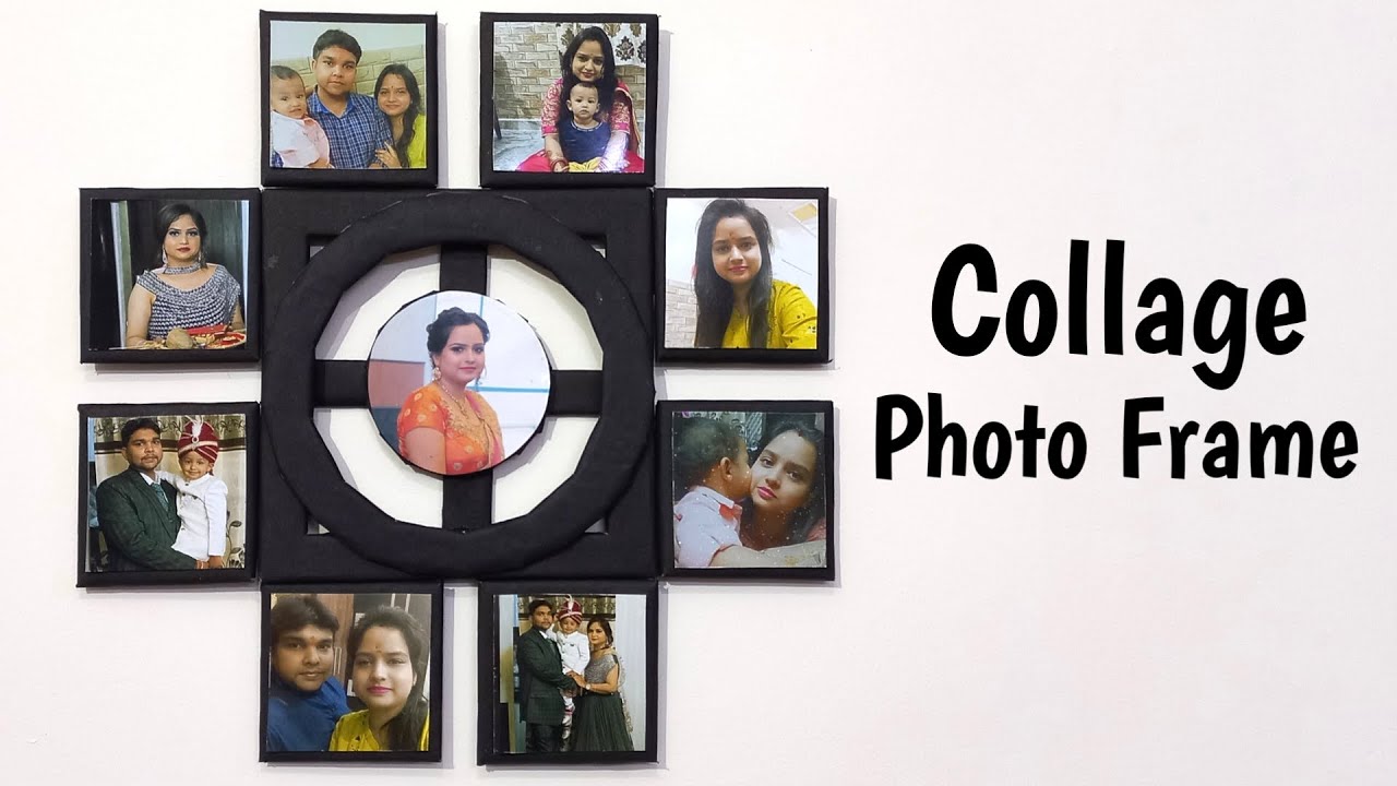 How To Make Photo Collage | Collage | Best Out Of Waste Ideas | DIY ...