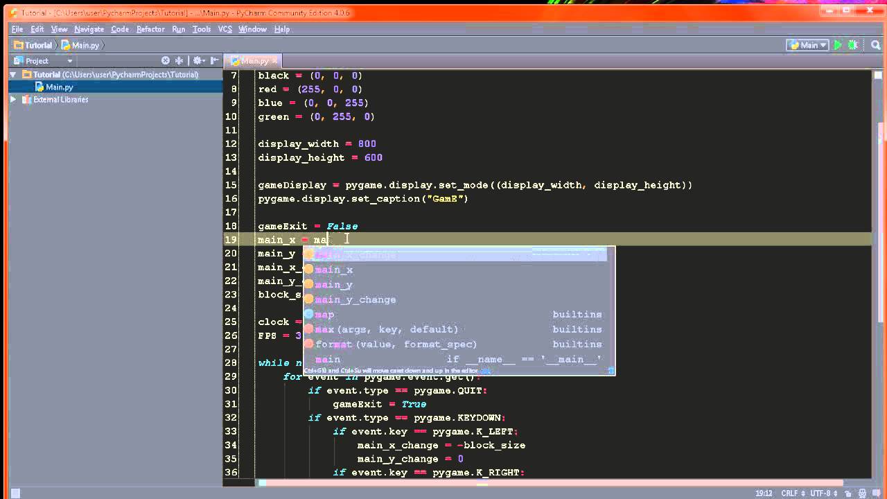 Pygame 8 - Bordi - YouTube