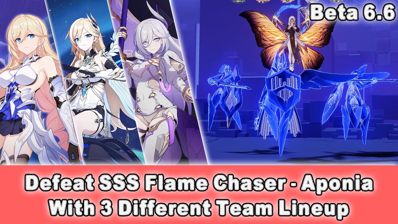 [Beta 6.6] Honkai Impact 3 SEA - Defeat SSS Aponia With 3 Different ...
