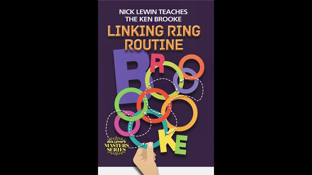 Ken Brooke Linking Ring Routine - YouTube
