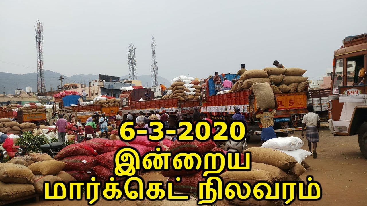 6/03/2020 Today's Oddanchatram Vegetable Market Updates - YouTube